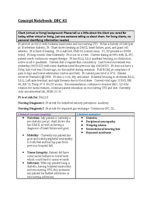 DFC 4 Concept - BSN 266 - Concept Notebook- DFC Concept: Tissue ...