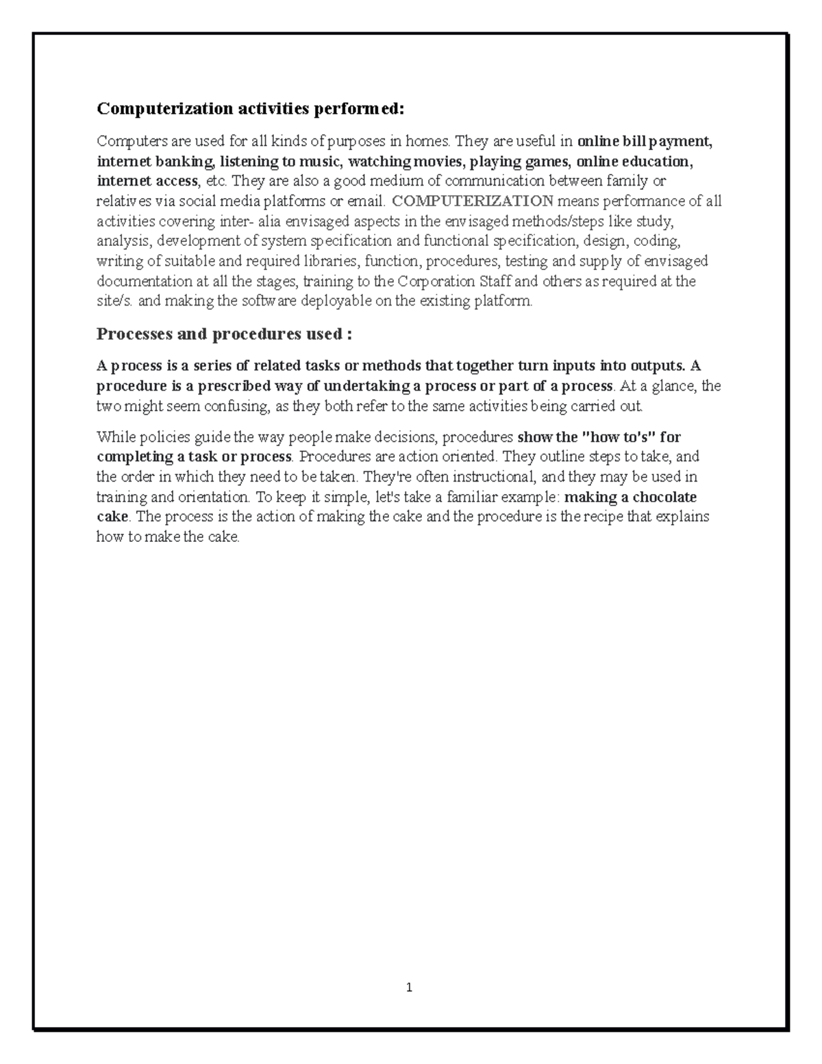 New Microsoft Word Document - Computerization activities performed ...