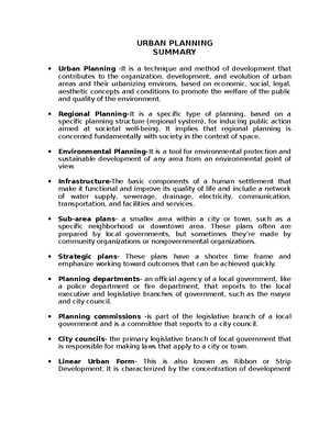 Planning AND Architecture - PLANNING AND ARCHITECTURE Involves the ...