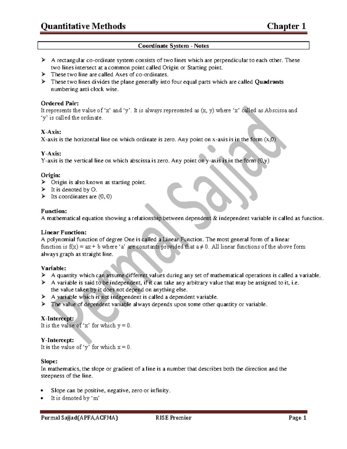 Chapter 1 Notes - Financial Accounting - ICMA Pakistan - Studocu