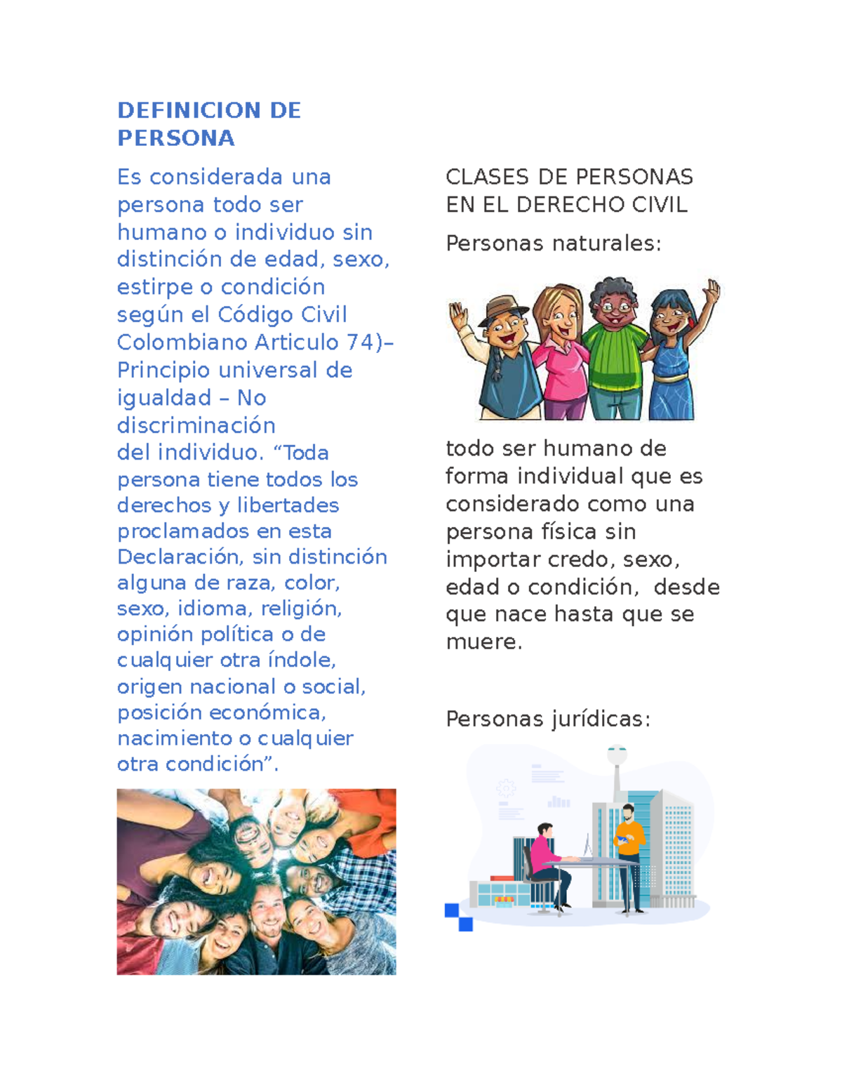 Definición de persona-La personalidad - DEFINICION DE PERSONA Es ...