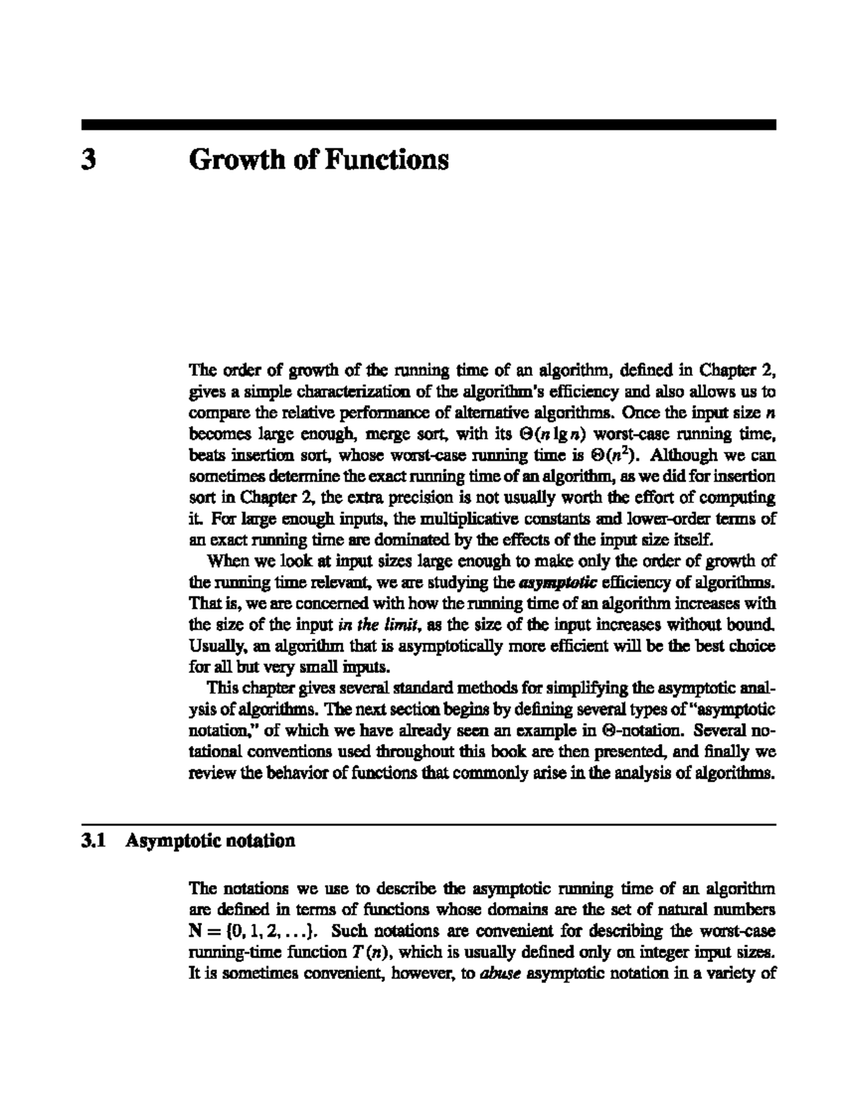 L05-07 Reference Asymtotic Analysis Introduction.to.Algorithms by Coreman - Algorithm Design and ...