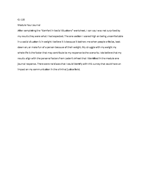 CJ 140 Module Four Assignment Template - An example has been provided ...