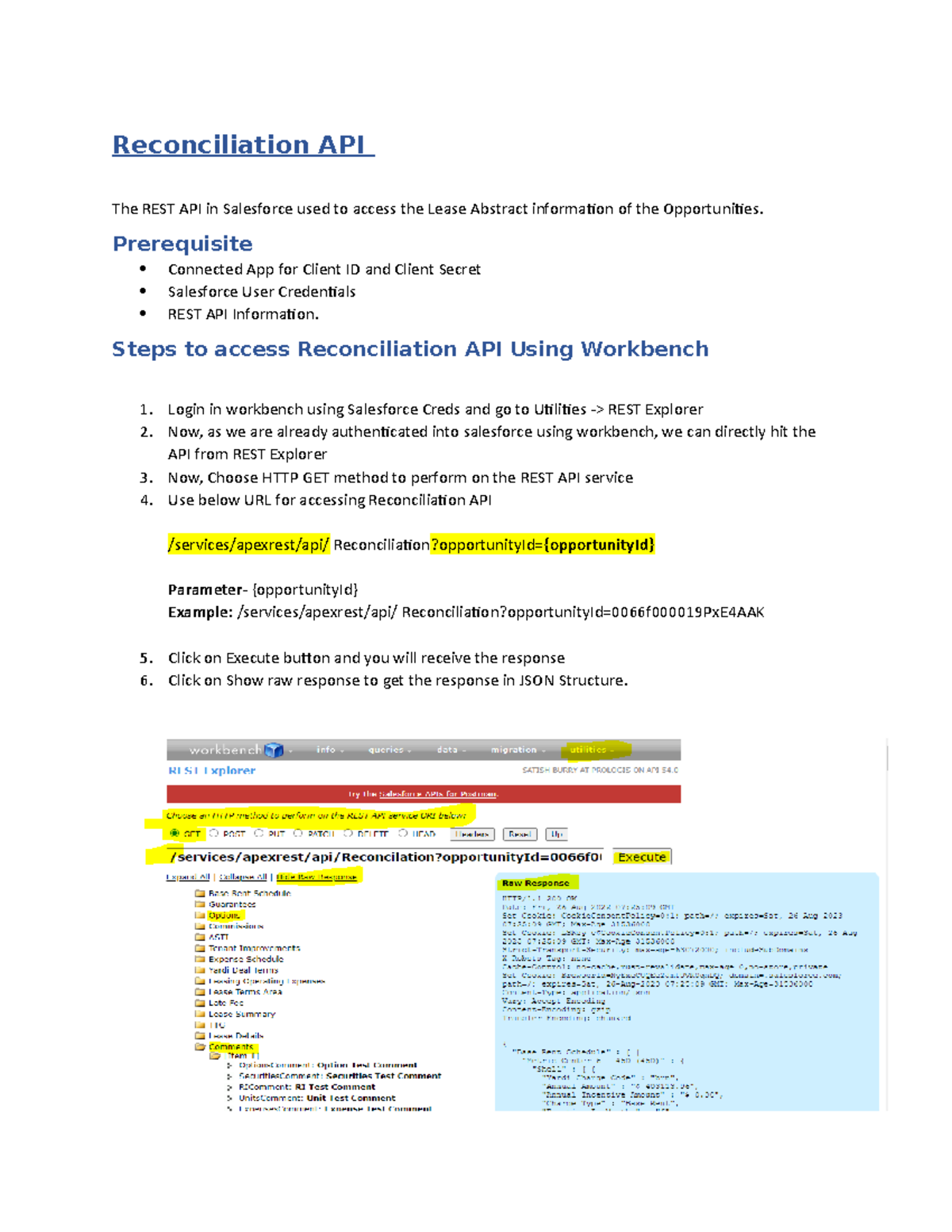 Reconciliation API - these are the documents needed for computer ...