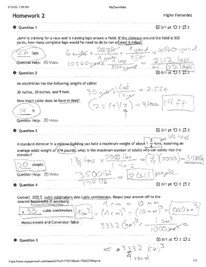 Math 114 Homework 5 spring 2023 answers - MATH114QR - Studocu