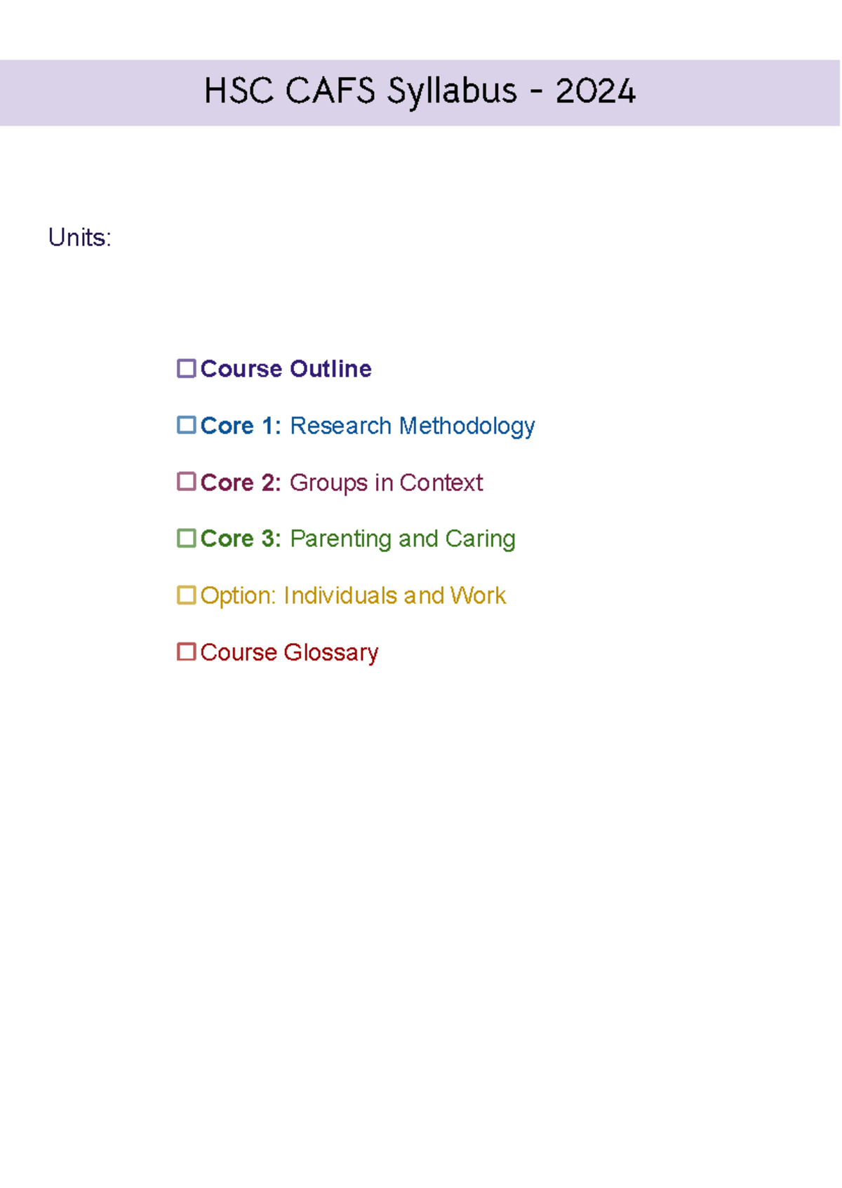 HSC CAFS Syllabus Deconstruction - Tegan Brabin - HSC CAFS Syllabus ...