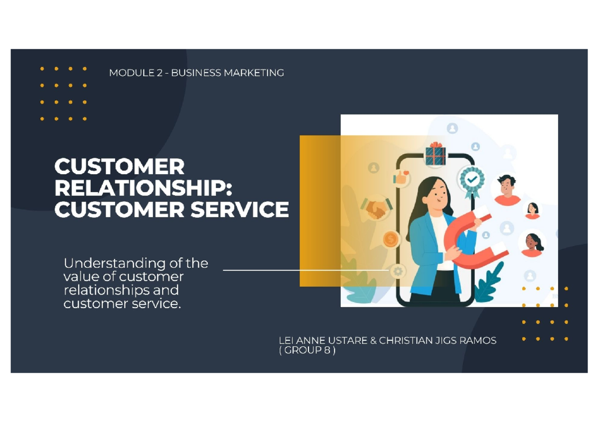 Business Marketing Module 2 Group 8 - Accountancy - Studocu