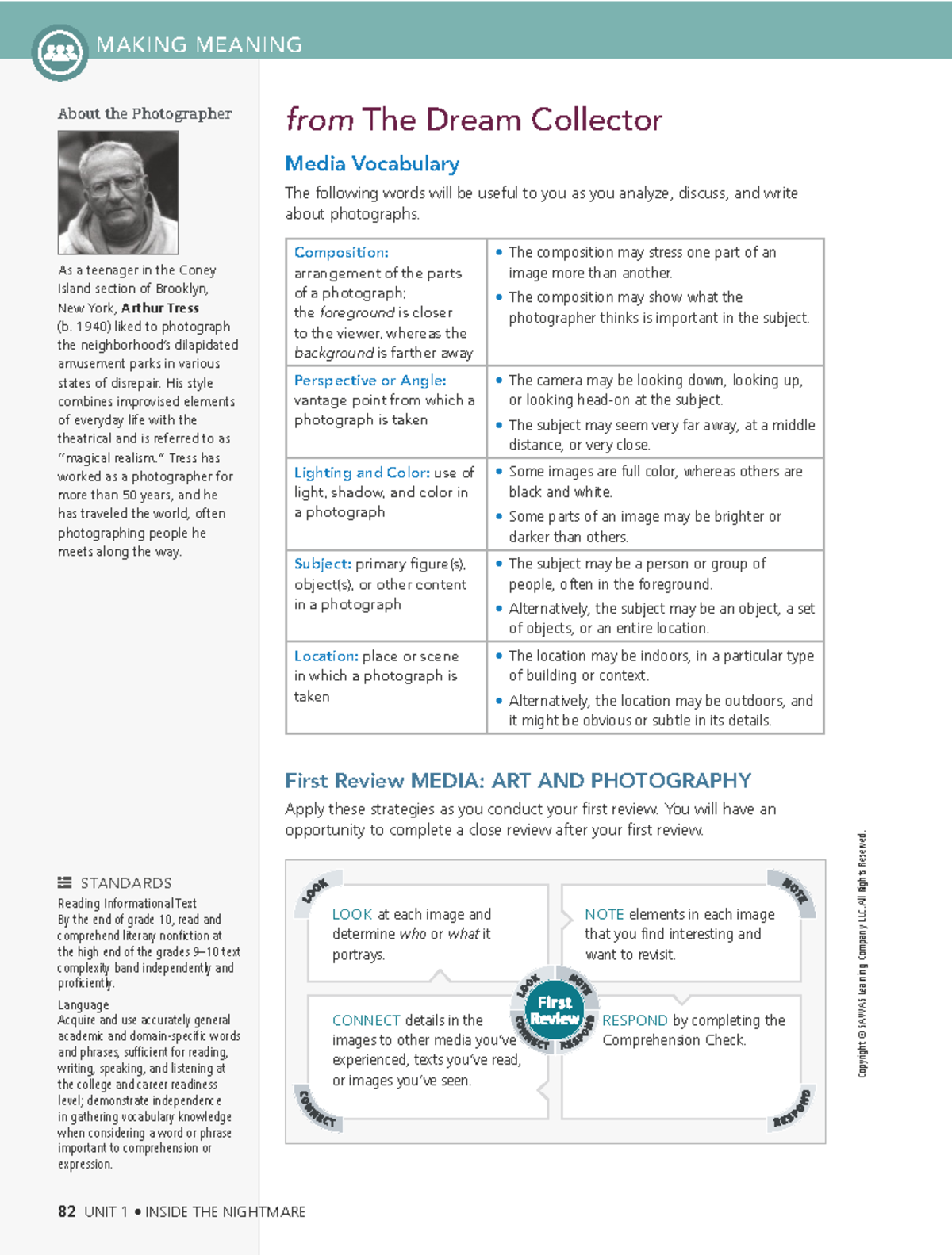 Mypna SE G10 SEL Dream Collector web - Copyright © SAVVAS Learning Company LLC. All Rights ...