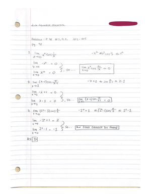 Calculus Circuit Training First Half - MA 1713 - Studocu