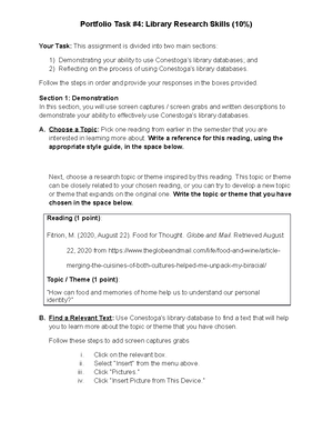 Research Project (Three-Part Structure Outline) Assignment - Three-Part ...