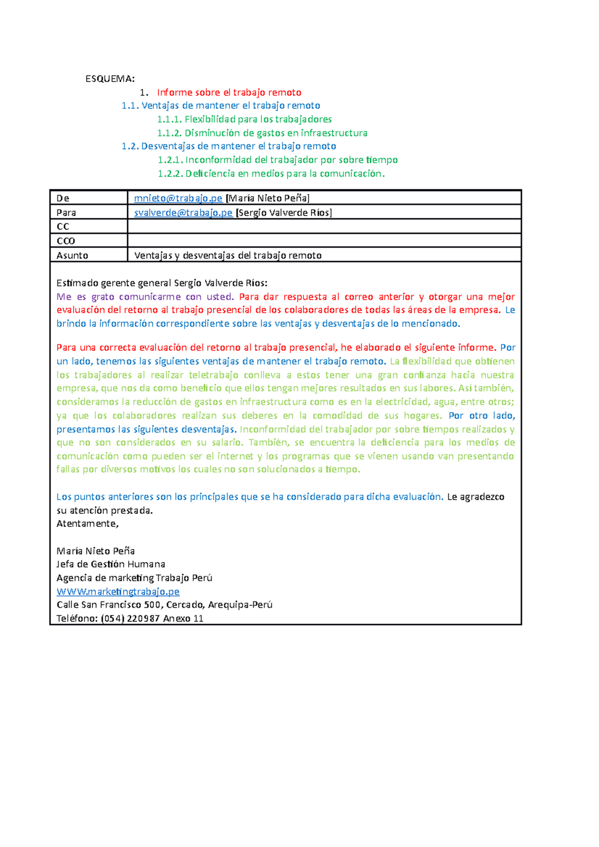 Correo Electronico - ayuda - Comprensión y redacción de textos - UTP ...