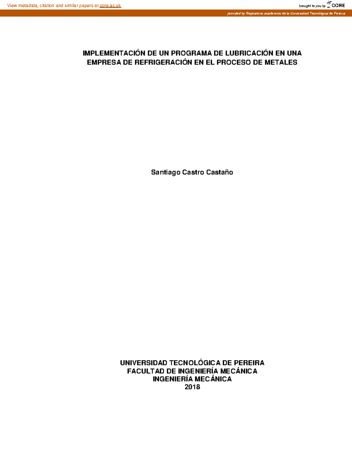 159377823 - Jsndjd hdbd - IMPLEMENTACIÓN DE UN PROGRAMA DE LUBRICACIÓN ...