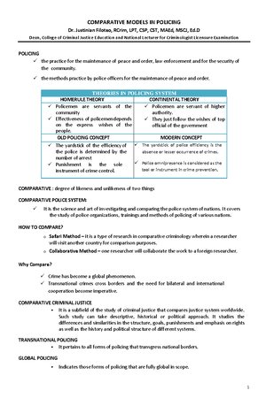 CRIM 1 - INTRODUCTION TO CRIMINOLOGY. MODULES AND NOTES - CRIM. 1 ...