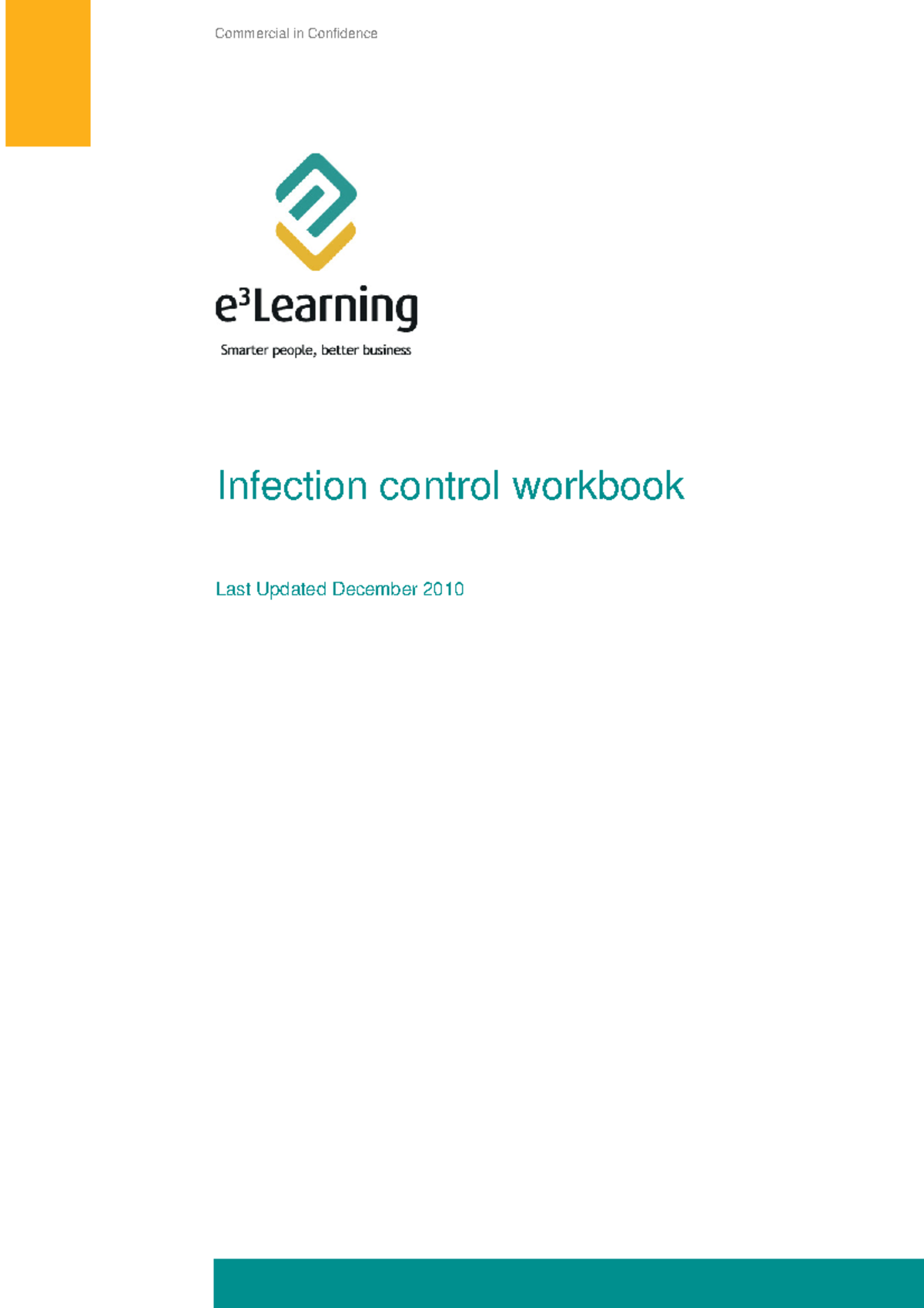 Infection Control Workbook Dec2010 - a Infection control workbook Last ...