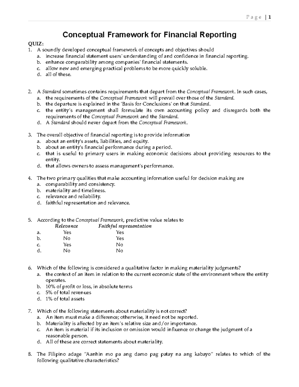 QUIZ 1 Conceptual Framework Page 1 Conceptual Framework For quiz-1-conceptual-framework-page-1-conceptual-framework-for