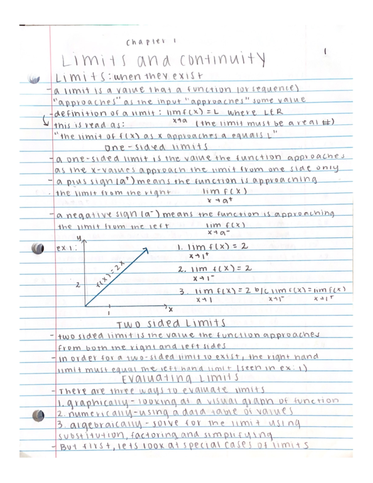 Limits - MATH 1613 - Studocu