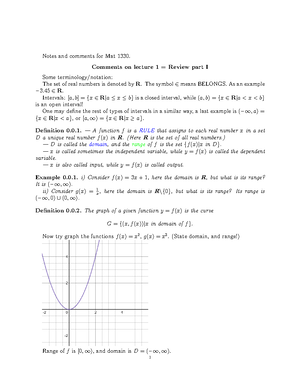 MAT 1330 Lecture 4 - notes - MAT 1330 LEC 4 29 LEC 4 – DTDS I: Discrete ...