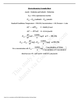 Electrochemistry 2 - Chapter 21: ELECTROCHEMISTRY TYING IT ALL TOGETHER ...