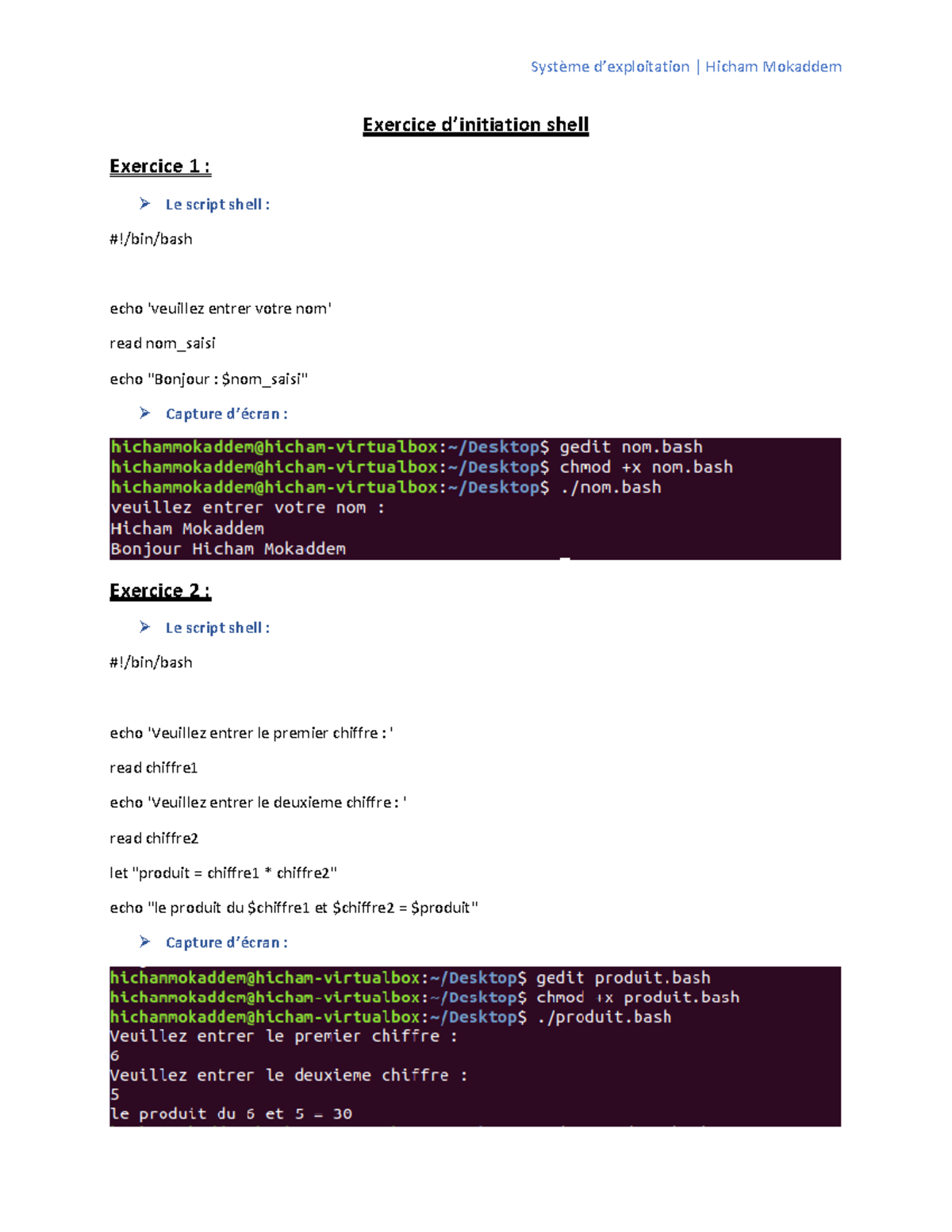 Tpshell - maths info - Système d’exploitation | Hicham Mokaddem ...