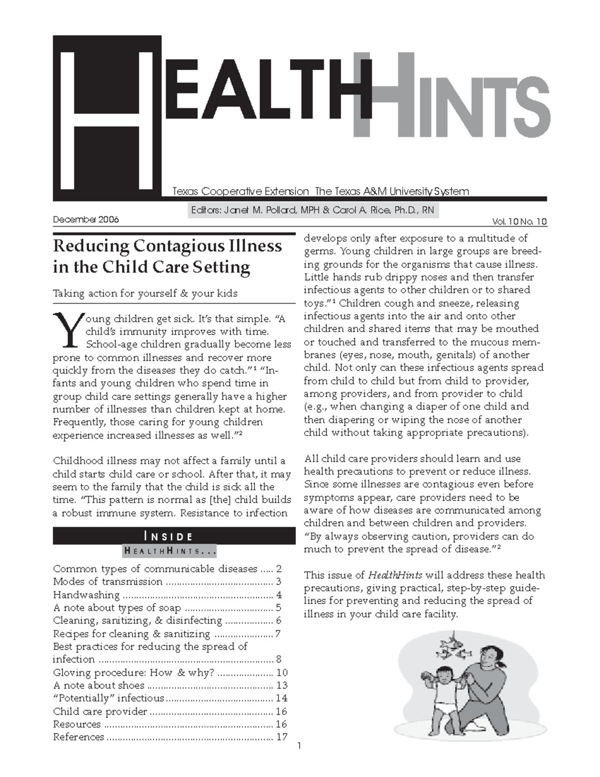 Health hints contagious disease - Community Health Nursing I - Studocu