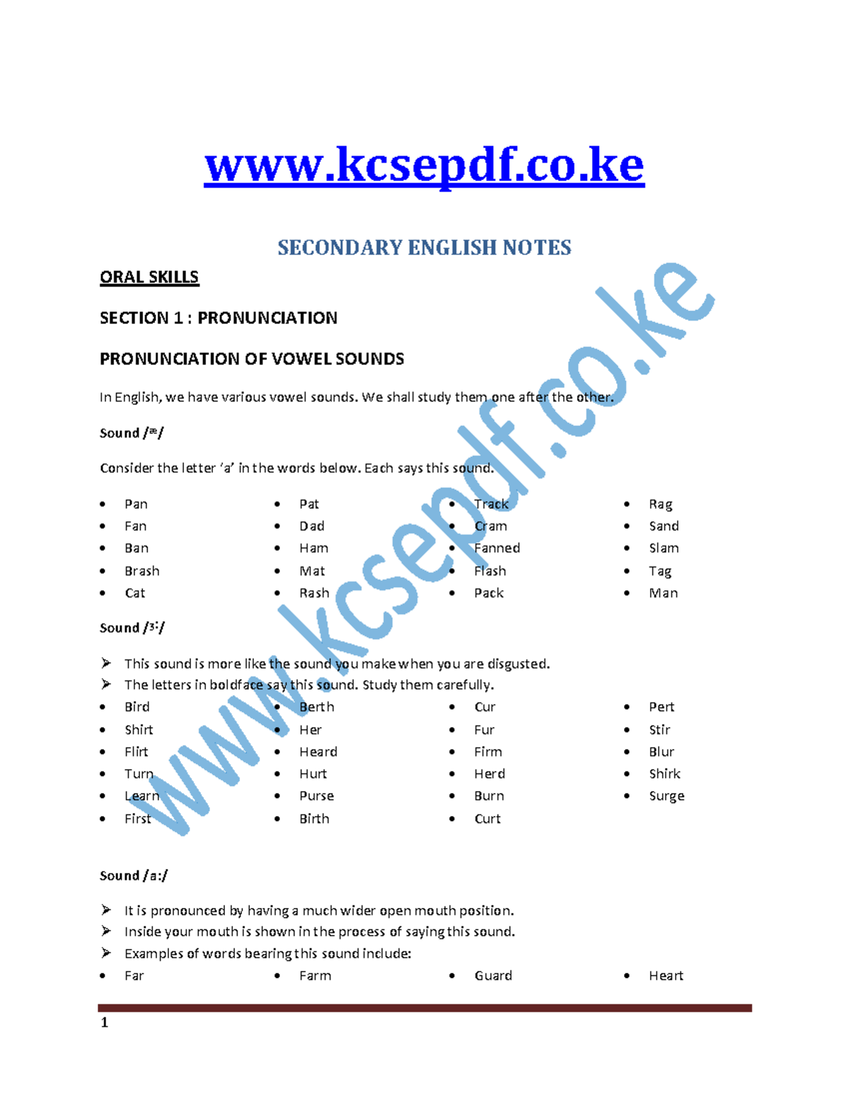 English-Oral-Skills - better done - kcsepdf.co SECONDARY ENGLISH NOTES ...