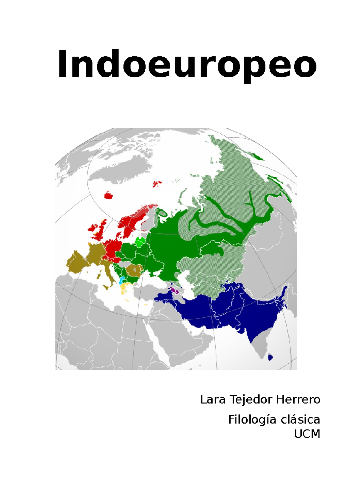 Indoeuropeo I: Introducción, evoluciín fonologíca y morfologíca ...