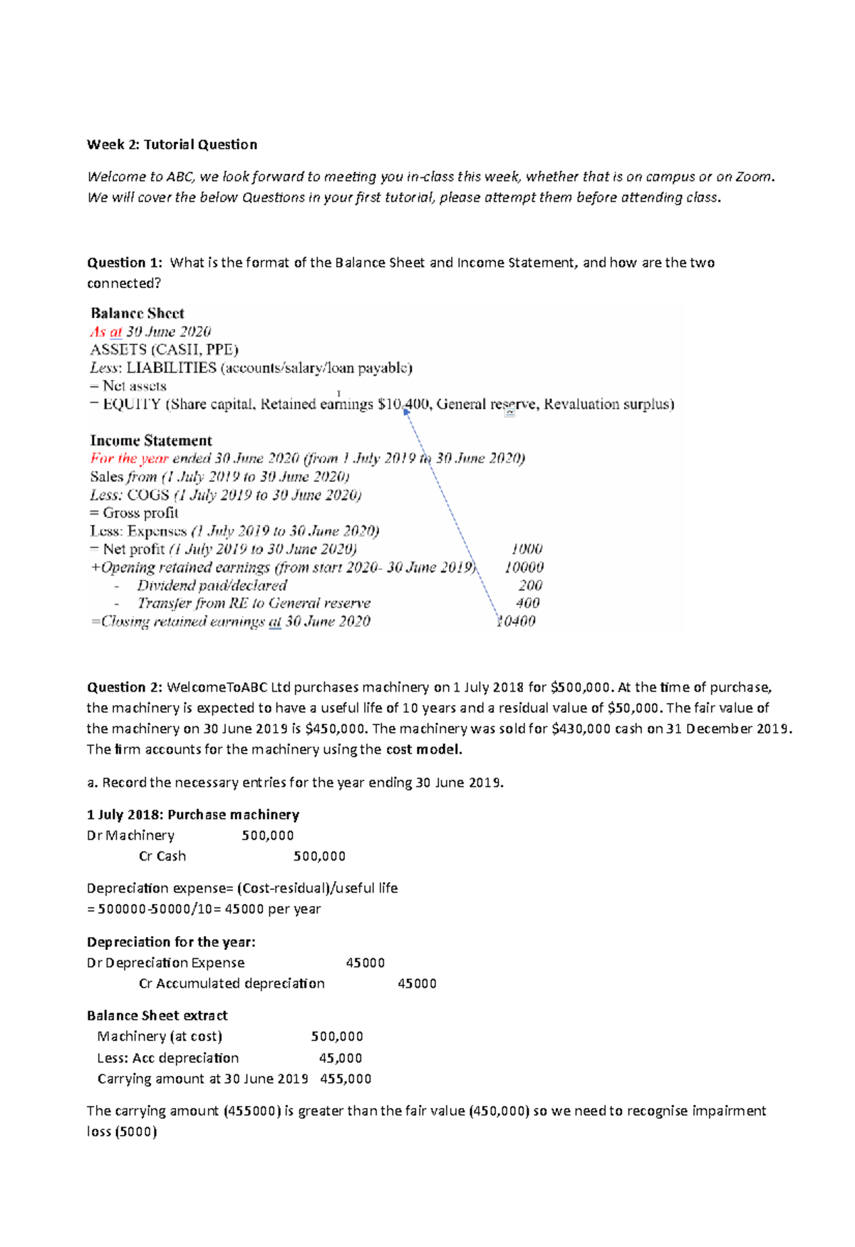 ABC Tutorial 1 Spring 2021 - Week 2: Tutorial Question Welcome to ABC ...