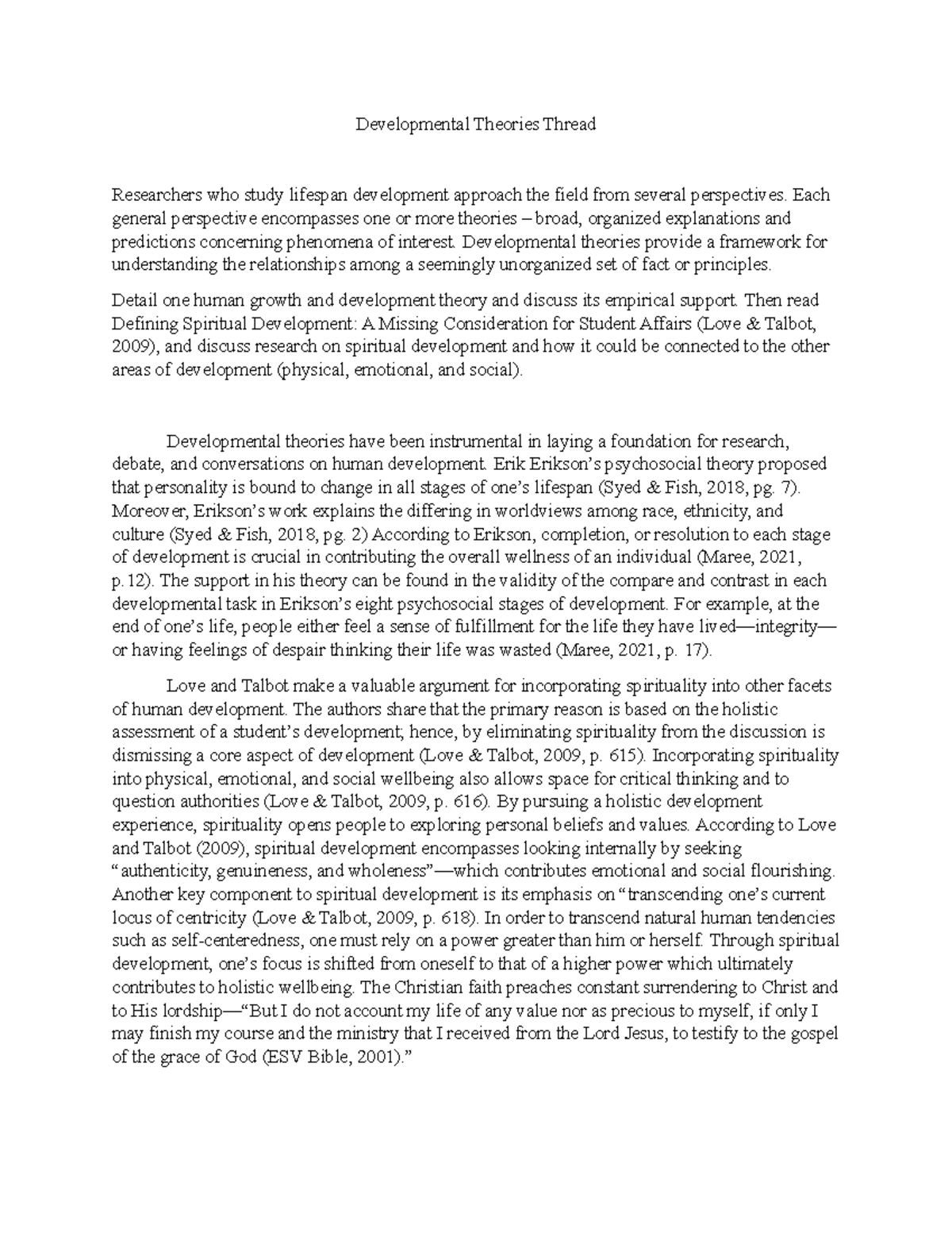 Developmental Stages Thread - Developmental Theories Thread Researchers ...