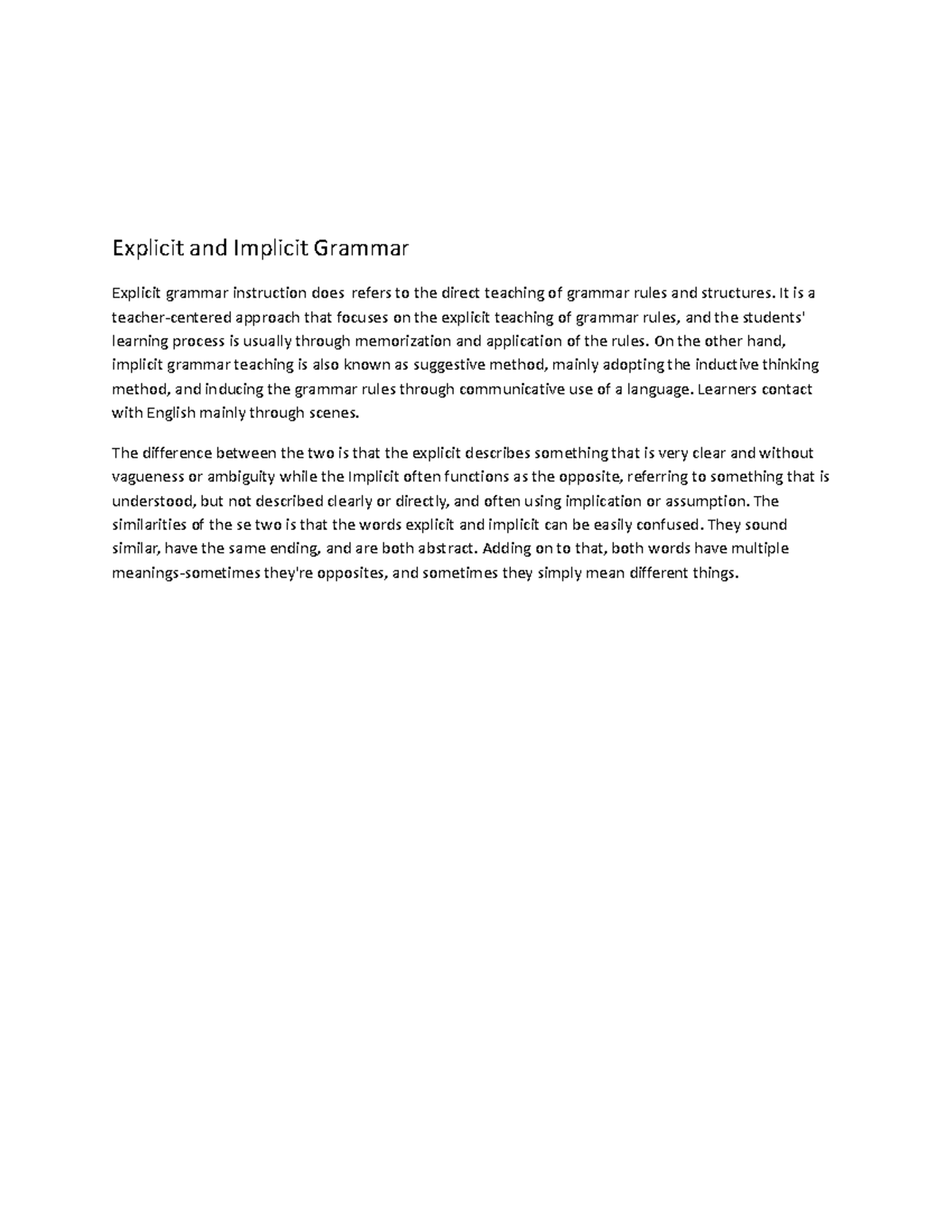 Explicit and Im-WPS Office - Explicit and Implicit Grammar Explicit ...