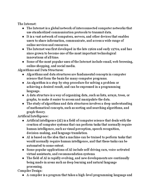 Computer Science Notes 11 - The most commonly used data structures ...