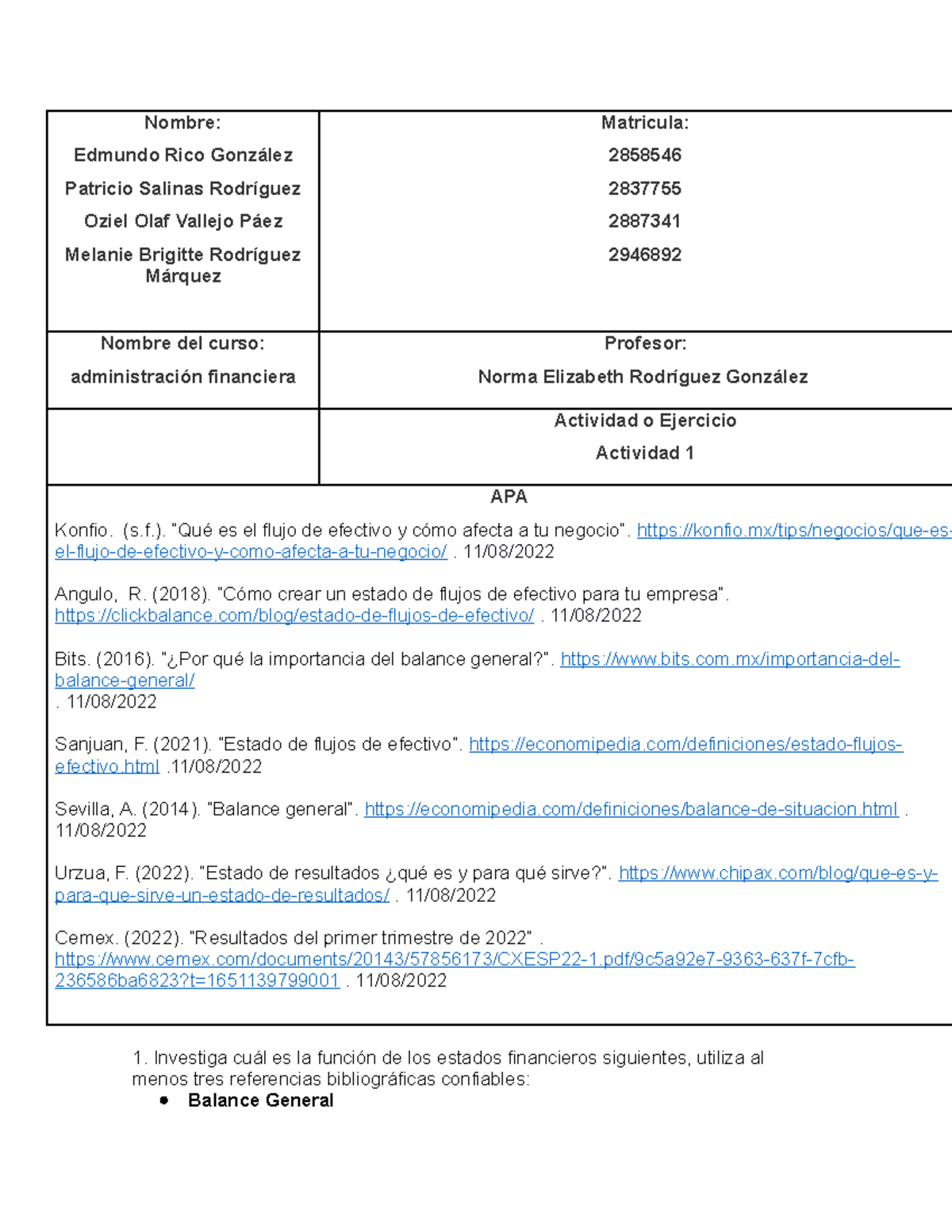 Actividad 1 - dsgdf - Nombre: Edmundo Rico González Patricio Salinas ...