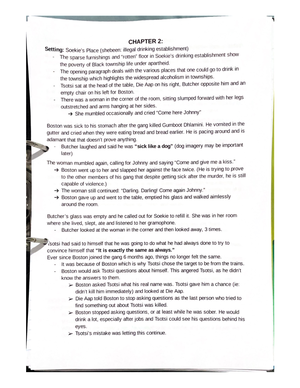 Tsotsi by Athol Fugard Chapter summaries Grade 11 - Tsotsi: Contextual Chapter Summaries CHAPTER ...