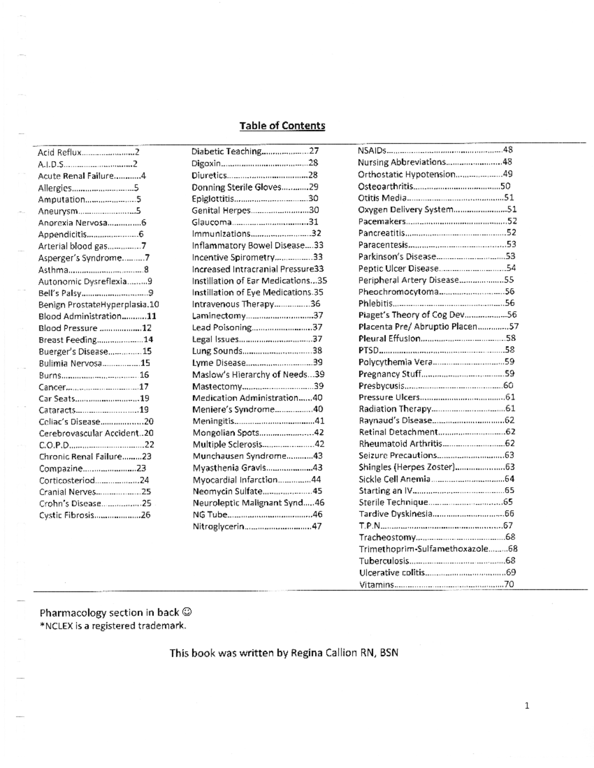 Remar Nursing - Practice material for Nclex - NURS 2589 - Studocu