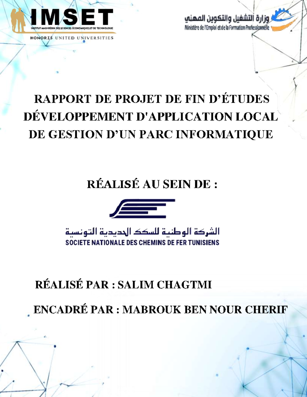 aster make mile - RAPPORT DE PROJET DE FIN D’ÉTUDES DÉVELOPPEMENT D'APPLICATION LOCAL DE GESTION ...