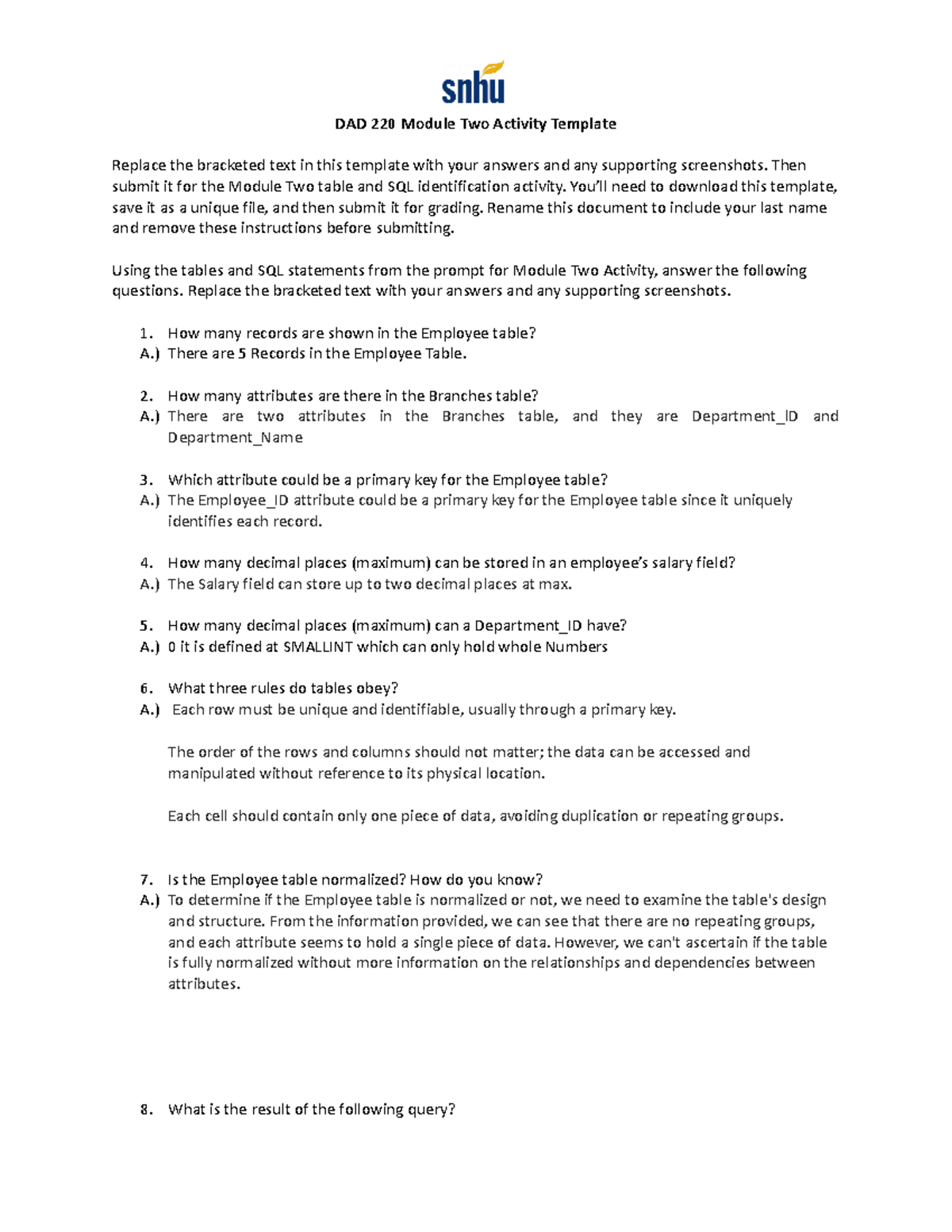 Module DAD-220 2-3 - DAD 220 Module Two Activity Template Replace the ...