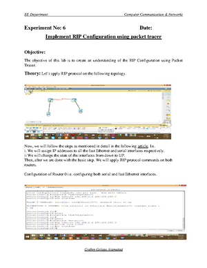 DCN - Lab Manual - Data communication - COMPUTER LABORATORY MANUAL Data Communication and ...