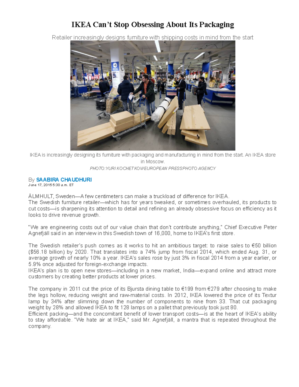 C 2 IKEA about Its Packaging(3) - IKEA Can’t Stop Obsessing About Its ...