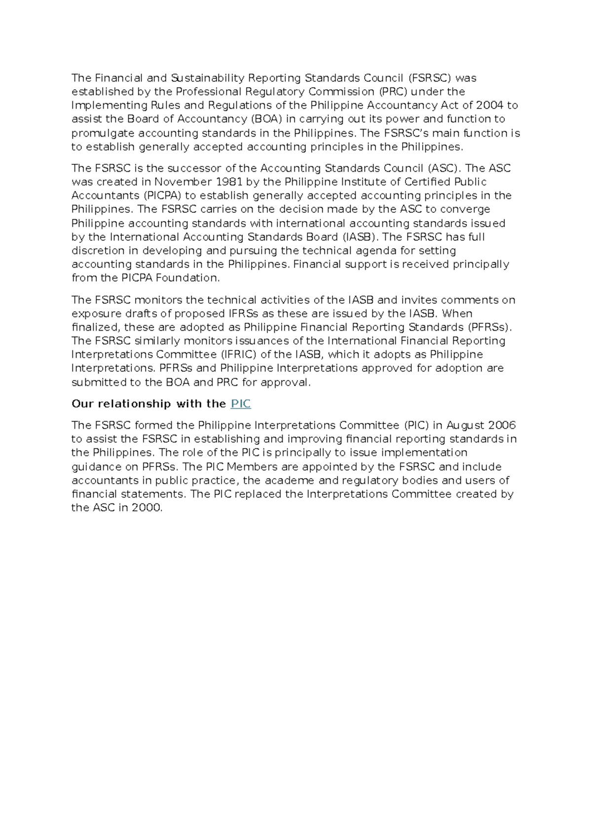 The - tehheheeheh - The Financial and Sustainability Reporting ...