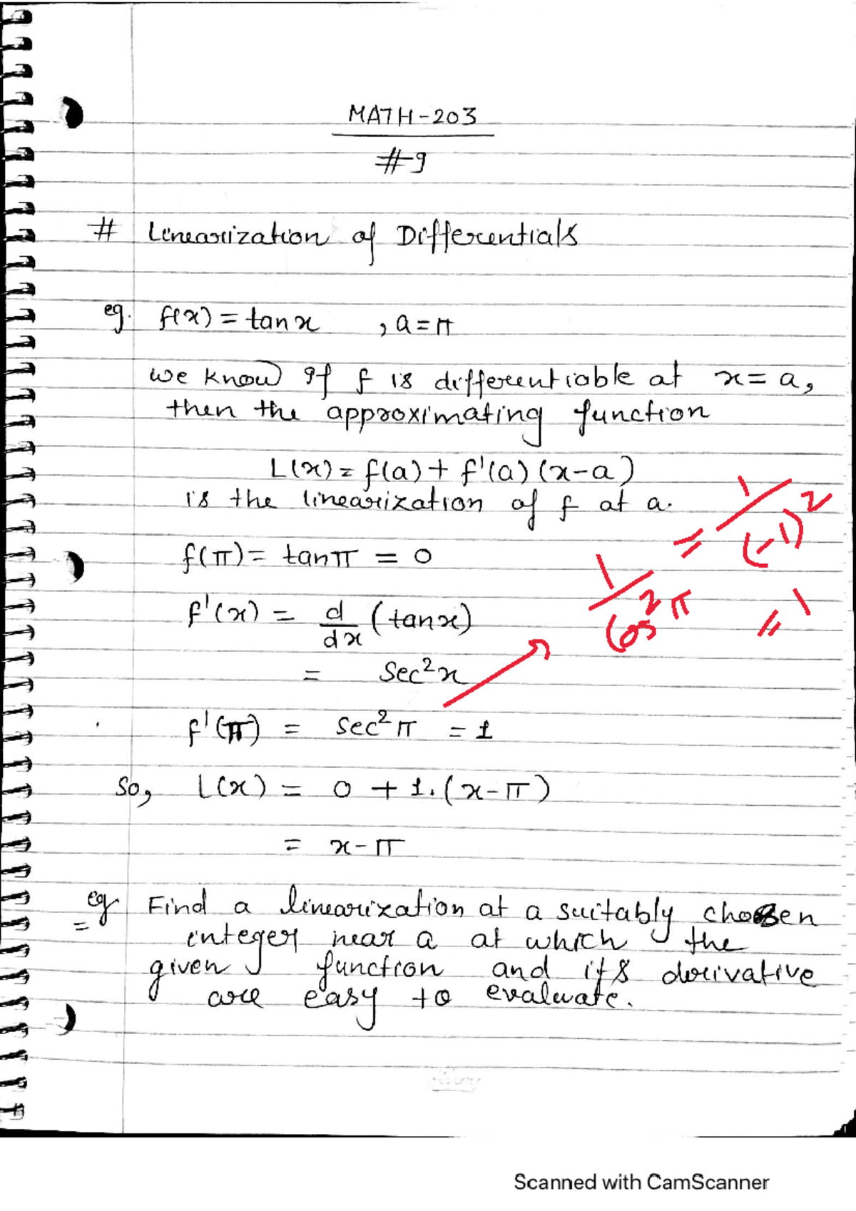 Problem and Solution Set-9 Wednesday - MATH 204 - Studocu