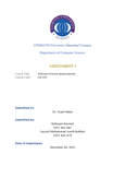 Software Process Improvement - CSE333 - CUI - Studocu