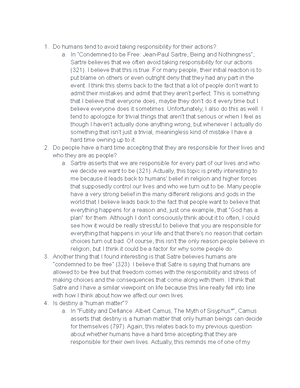 Notes on The Three Metamorphoses - In “The Three Metamorphoses ...