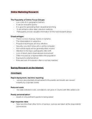 AC272 Research Methods Chapter 4 Notes - Chapter 4- Qualitative ...