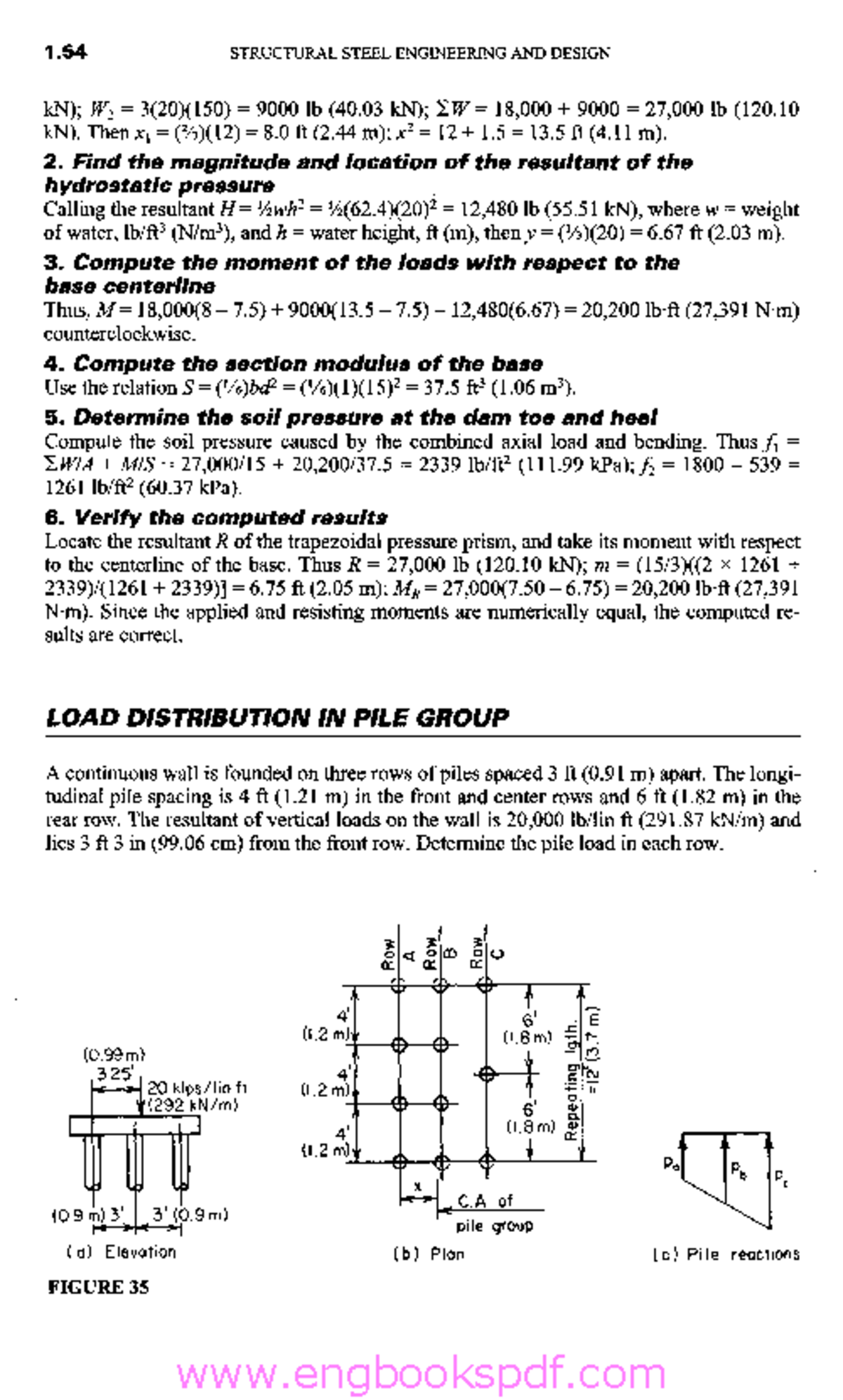 Handbook of Civil Engineering Calculations, 3rd Edition-10 - kN); W 2 ...