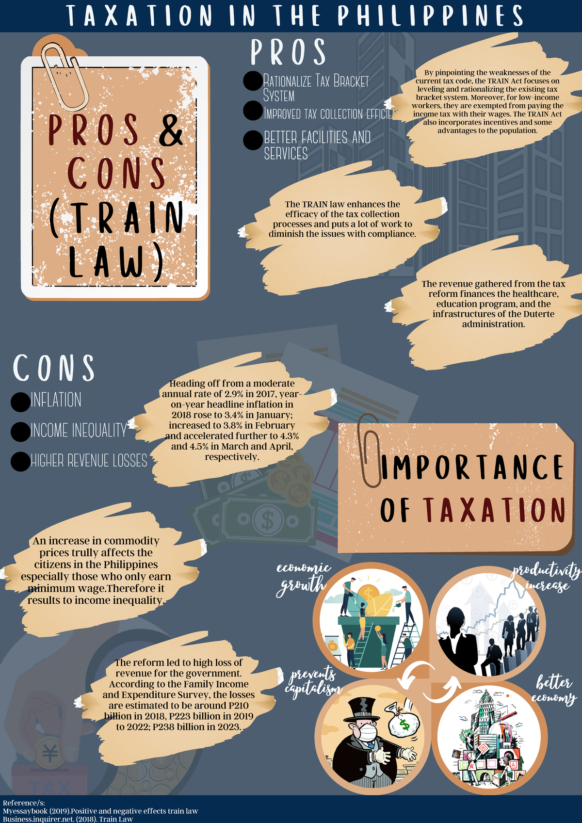 Benig Lerna MOD3 - PROS CONS Improved tax collection efficiency Rationalize Tax Bracket System ...