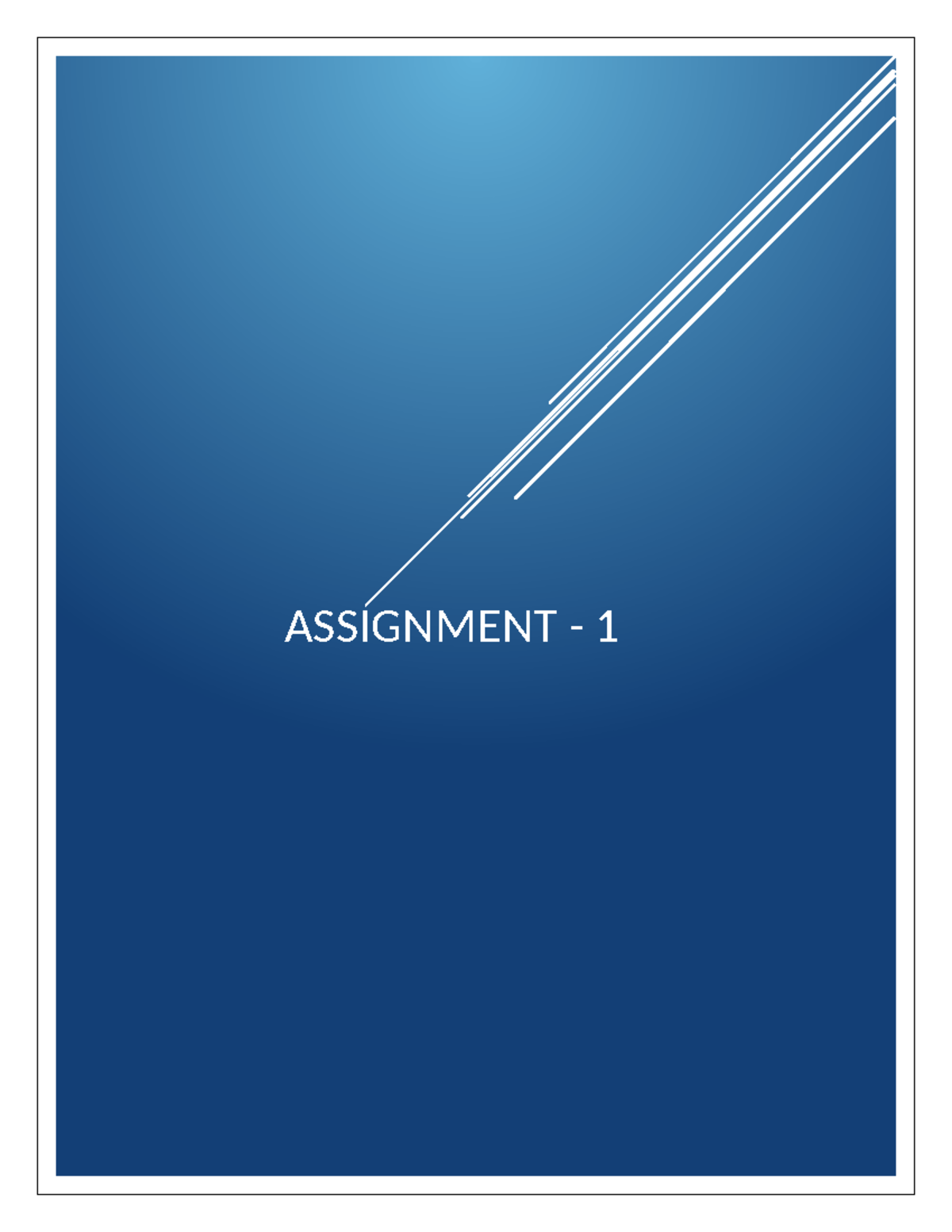 Assignment-1 stats SANA - ASSIGNMENT - Assignment 1 (BBA-V_ A) Course: Statistical Inferences ...