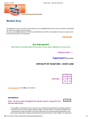 Fertilizer Project Pre-Lab Quiz (spectrophotometric) (MC) - 12/20/22, 1 ...