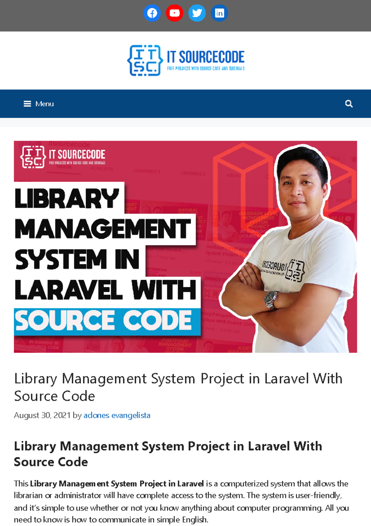 Library Management System Project in Laravel With Source Code - 2022 ...