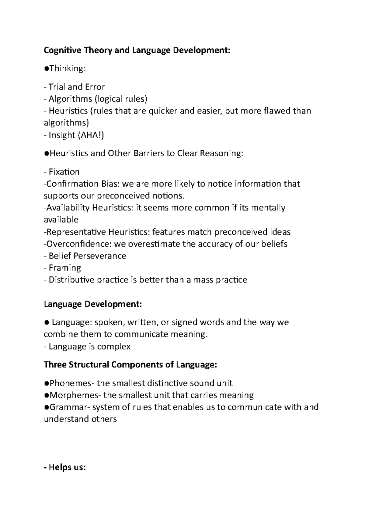 Gen.Psych 10 03 - Cognitive Theory and Language Development - Cognitive ...