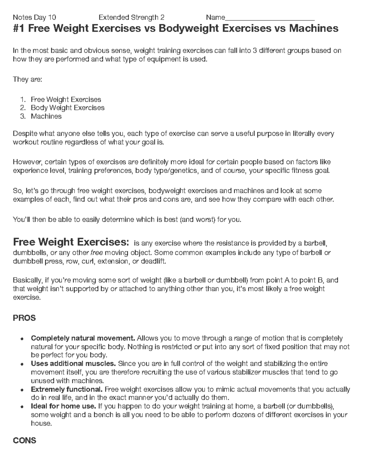 Ellie Hoffman - Notes day 10 - 1330664 - Notes Day 10 Extended Strength ...