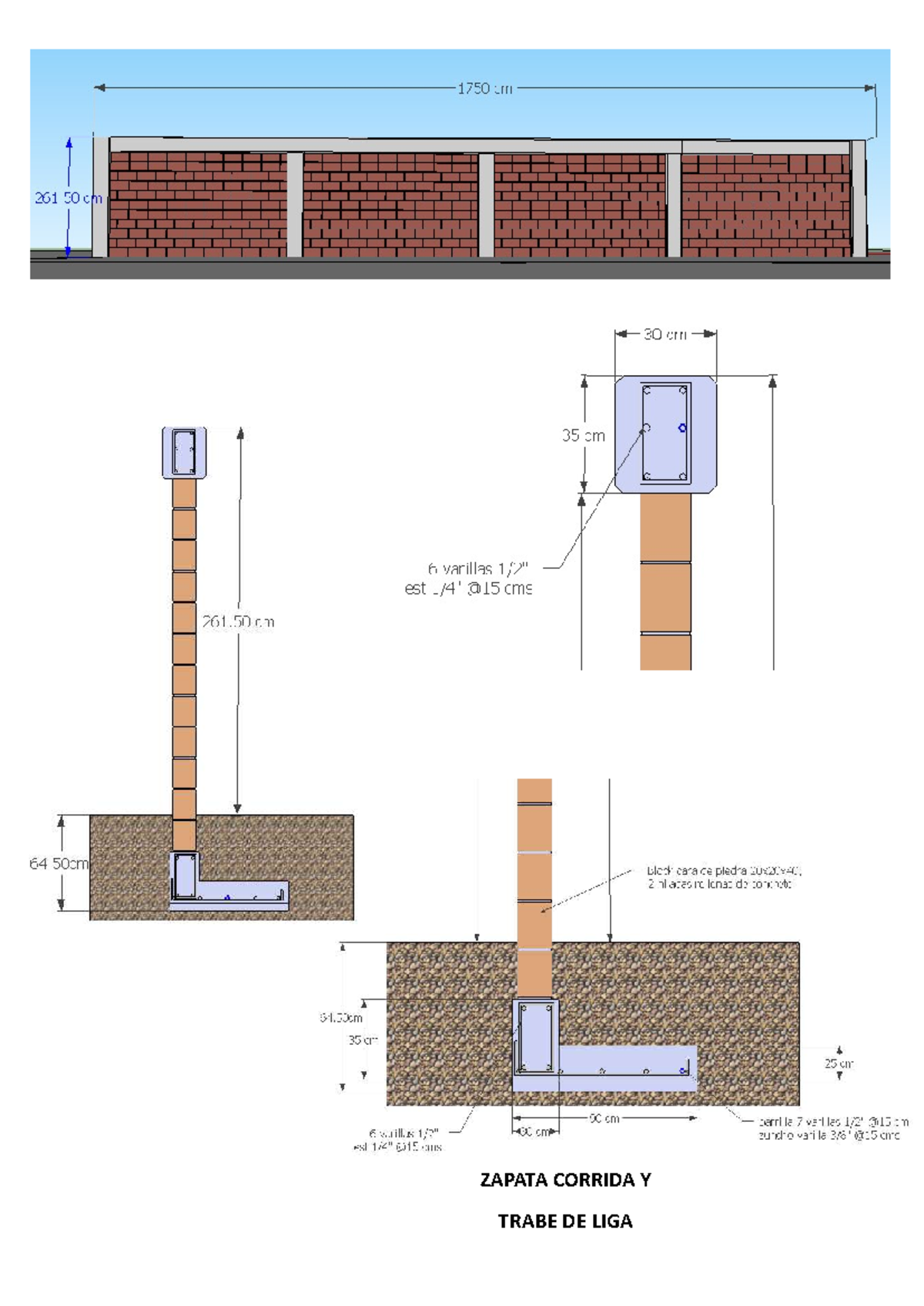 Barda - ZAPATA CORRIDA Y TRABE DE LIGA CATALOGO DE CONCEPTOS MANO DE OBRA No. Descripción Unidad ...